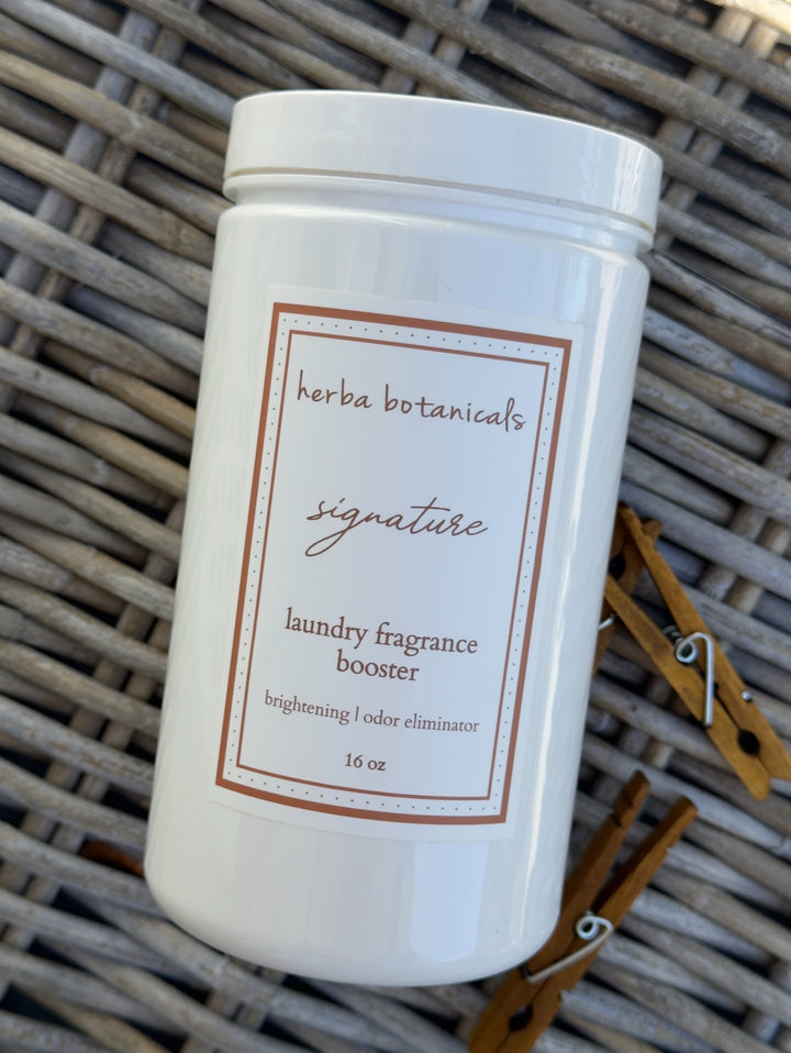 signature laundry fragrance booster – herba botanicals